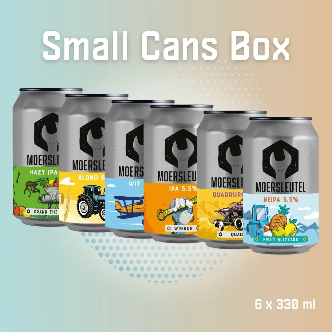 Small Cans Box (10 x 330ml) - moersleutel.com