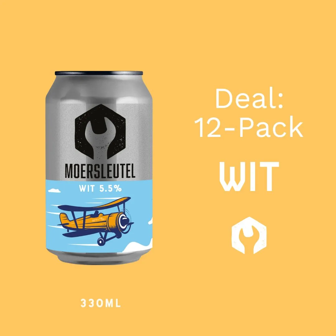 Wit (330ml) 12-pack - Moersleutel Craft Brewery