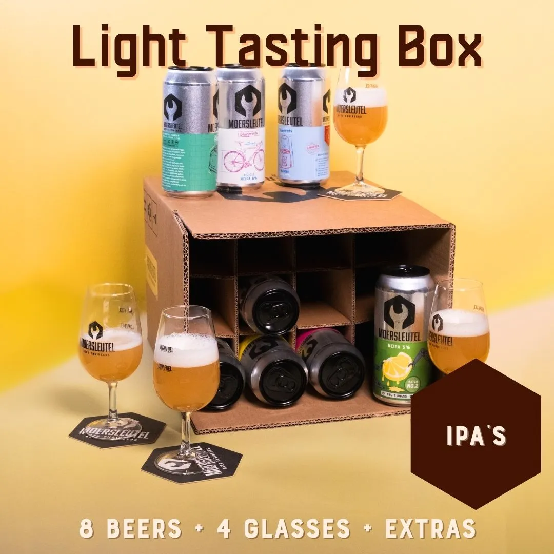 Light & IPA Beer Tasting Box - moersleutel.com