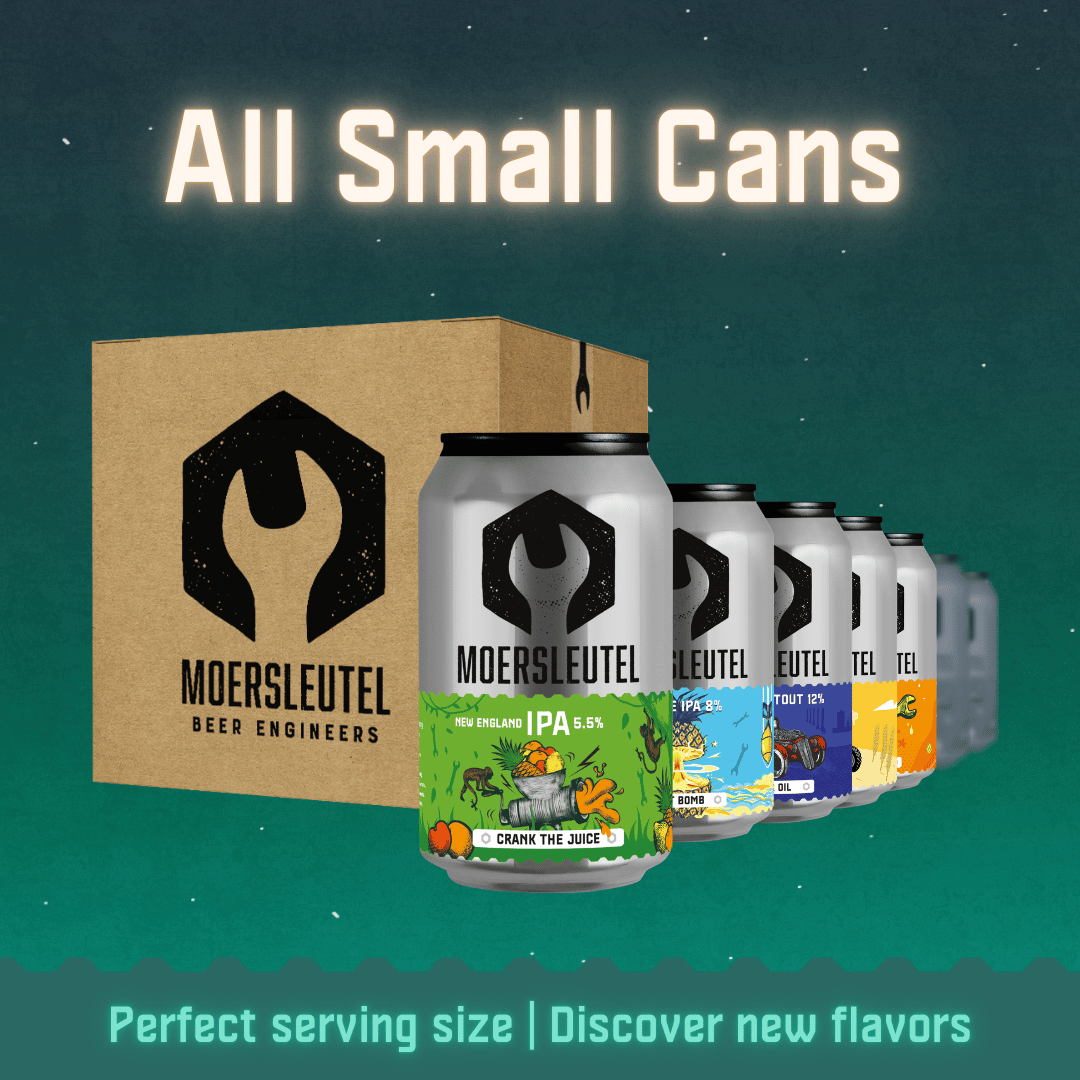 Small Cans Box (10 x 330ml) - Moersleutel Craft Brewery